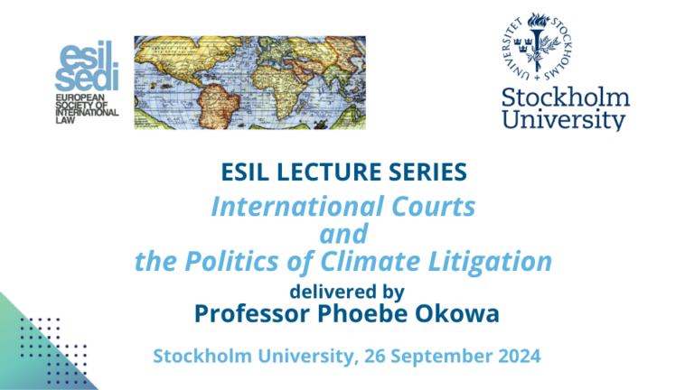 ESIL Lectures – European Society of International Law | Société ...